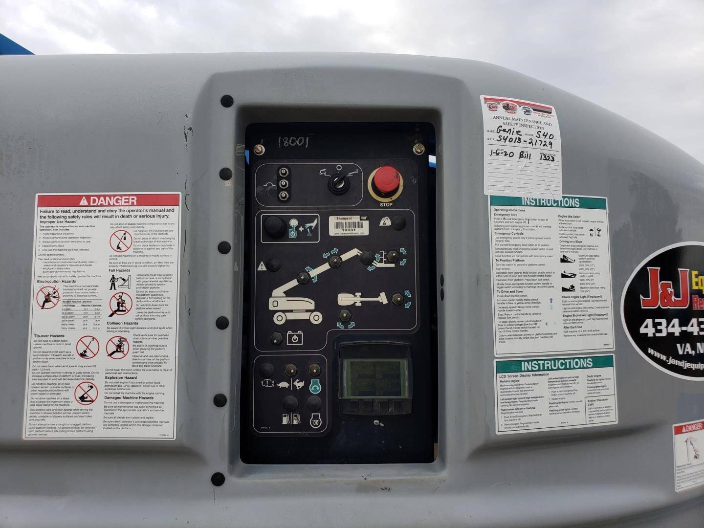 2015 Genie S40 Telescopic Boom