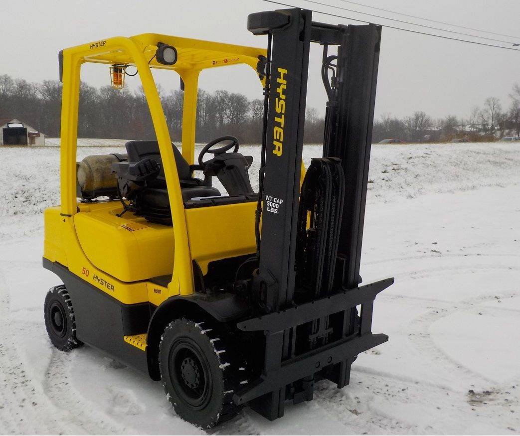 2013 LP Gas Hyster H50FT Pneumatic Tire 4 Wheel Sit Down