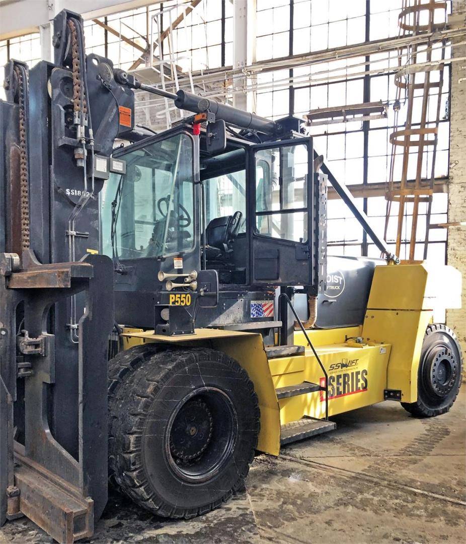 2018 Diesel Hoist Liftruck P550 Pneumatic Tire 4 Wheel Sit Down