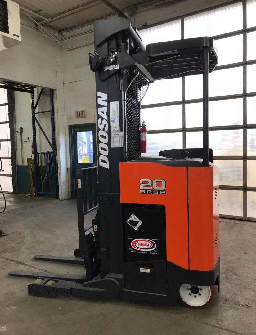 2018 Electric Doosan BR20SP-7 Electric Narrow Aisle Single Reach