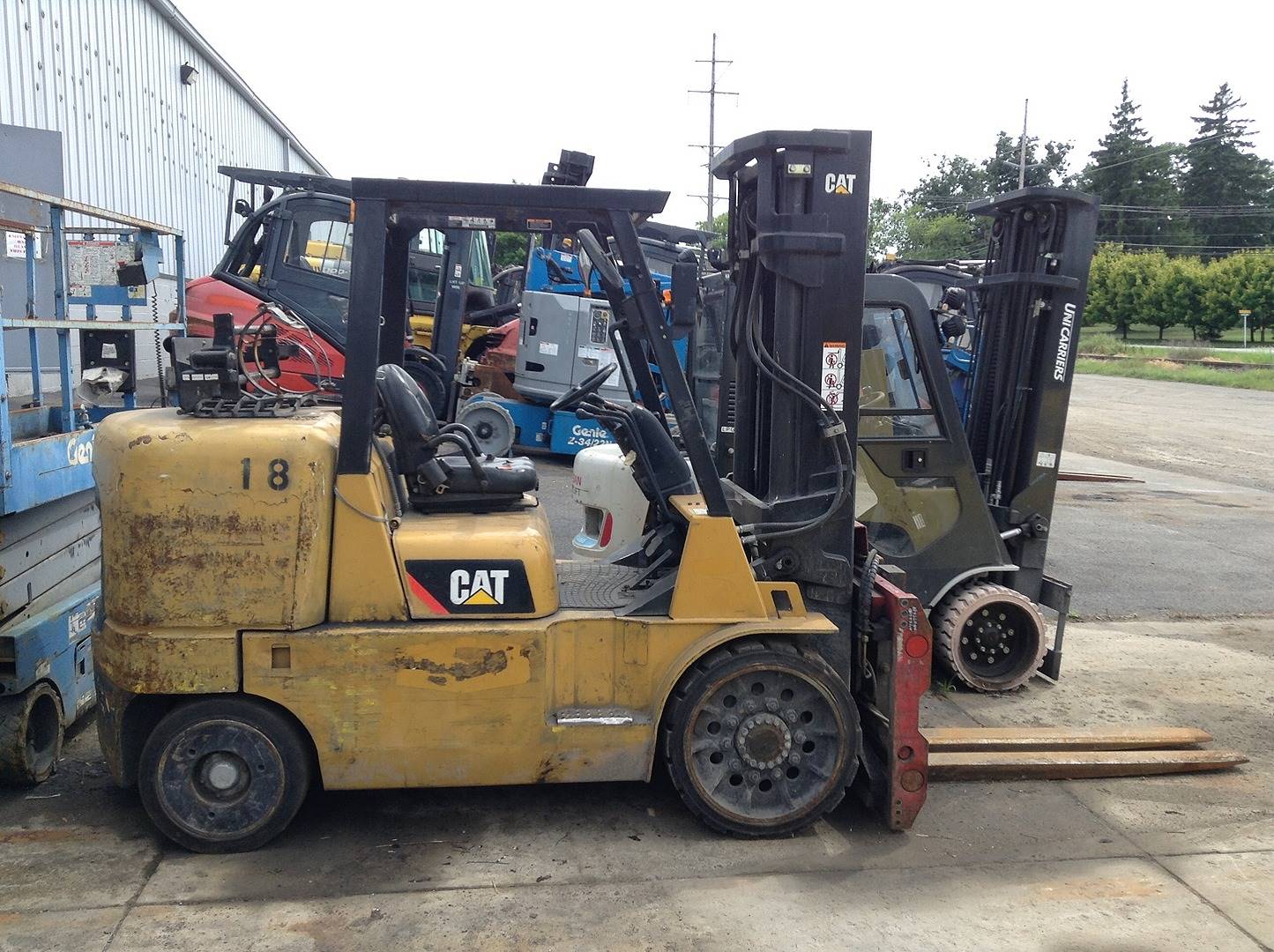 2012 LP Gas Cat GC70K Electric 4 Wheel Sit Down