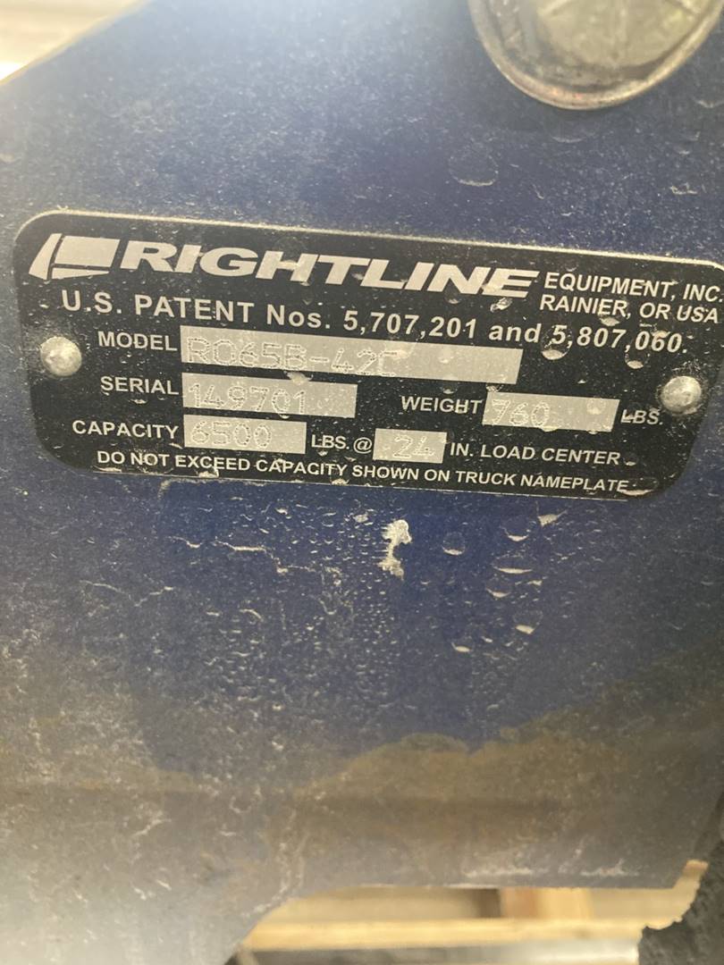 Rightline RO65B-42C Rotator (Rotating Forks)