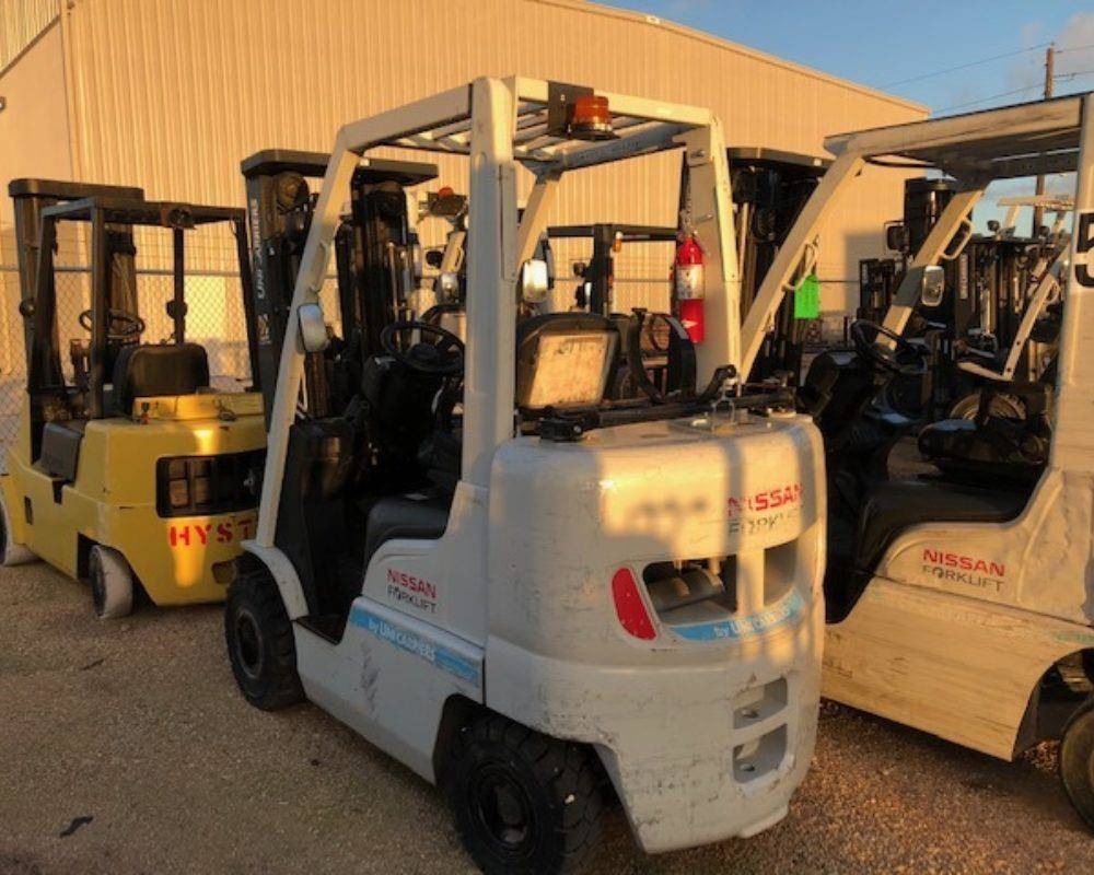 2014 LP Gas Unicarriers AF50LP (NISSAN MAP1F2A25LV) Pneumatic Tire 4 ...