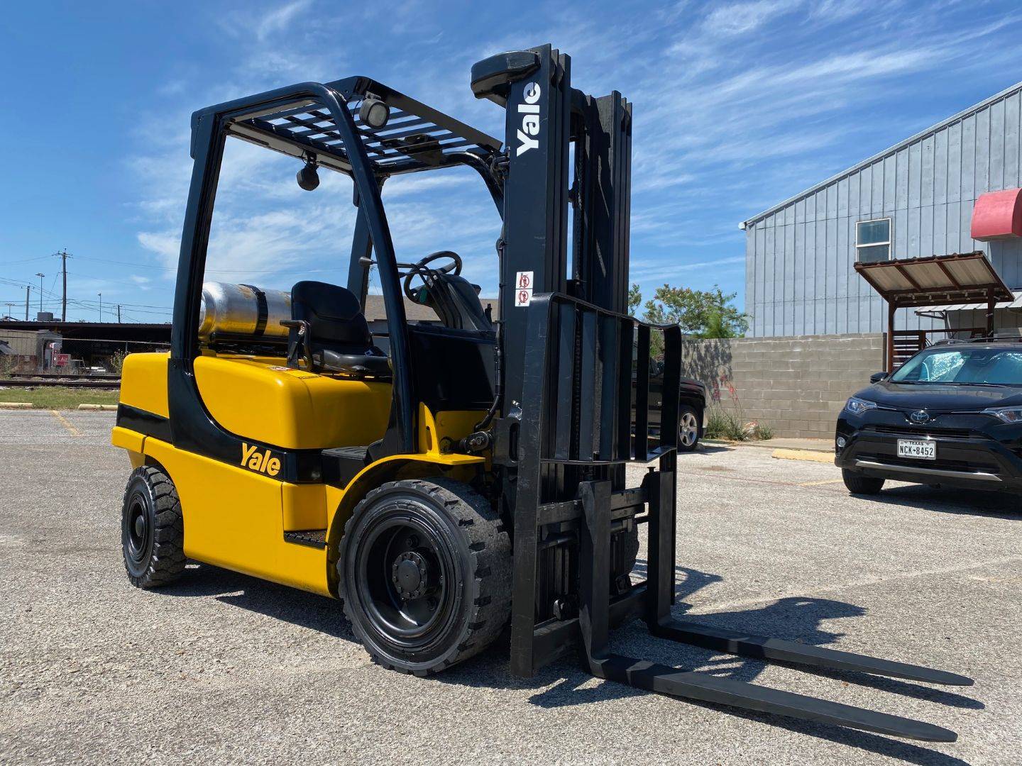 2006 LP Gas Yale GLP060VX Pneumatic Tire 4 Wheel Sit Down