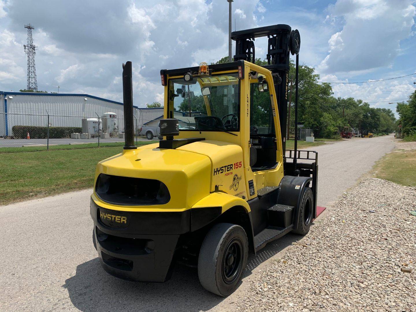 2016 Diesel Hyster H155FT Pneumatic Tire 4 Wheel Sit Down