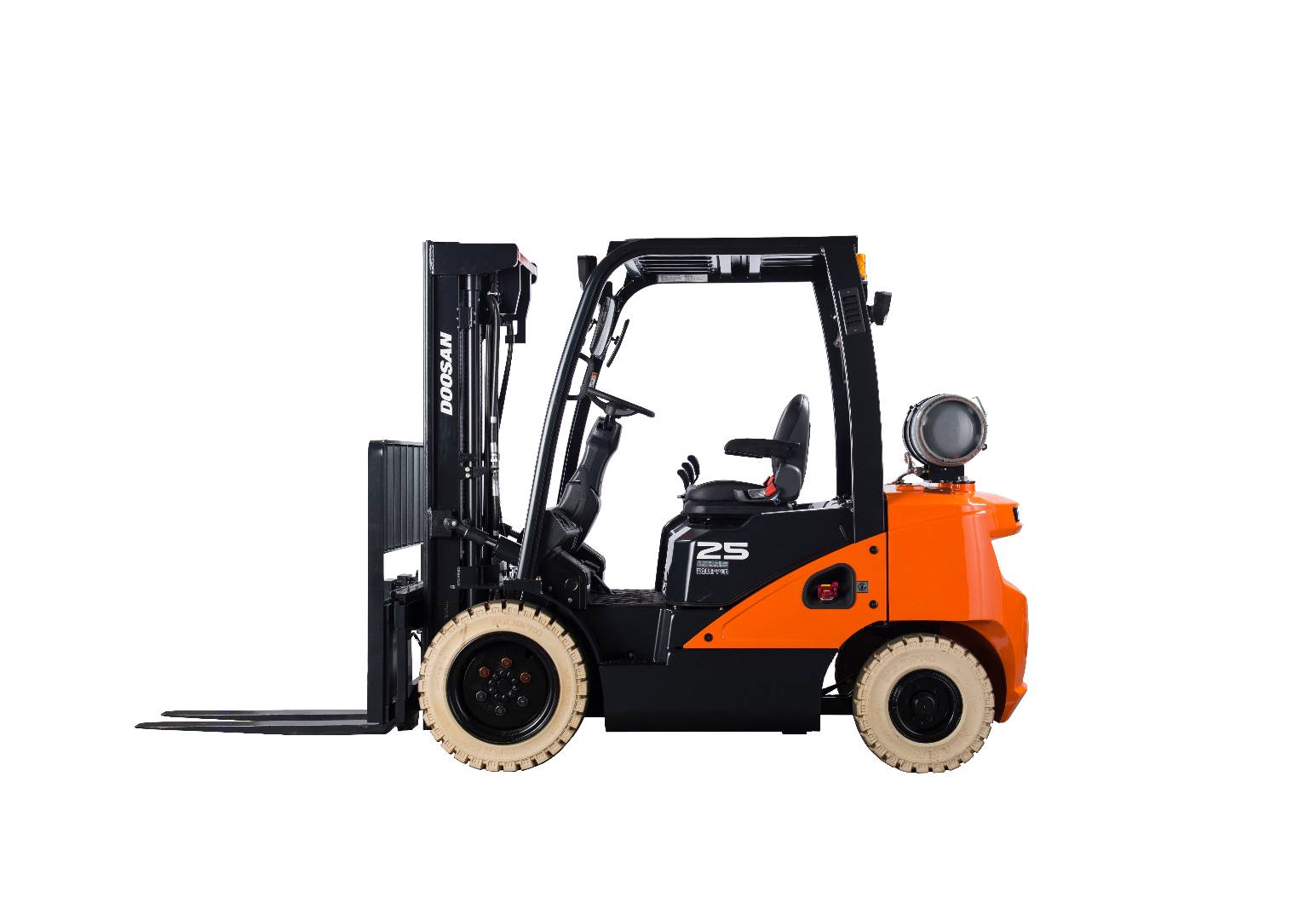 2019 LP Gas Doosan G25N-7 Pneumatic Tire 4 Wheel Sit Down