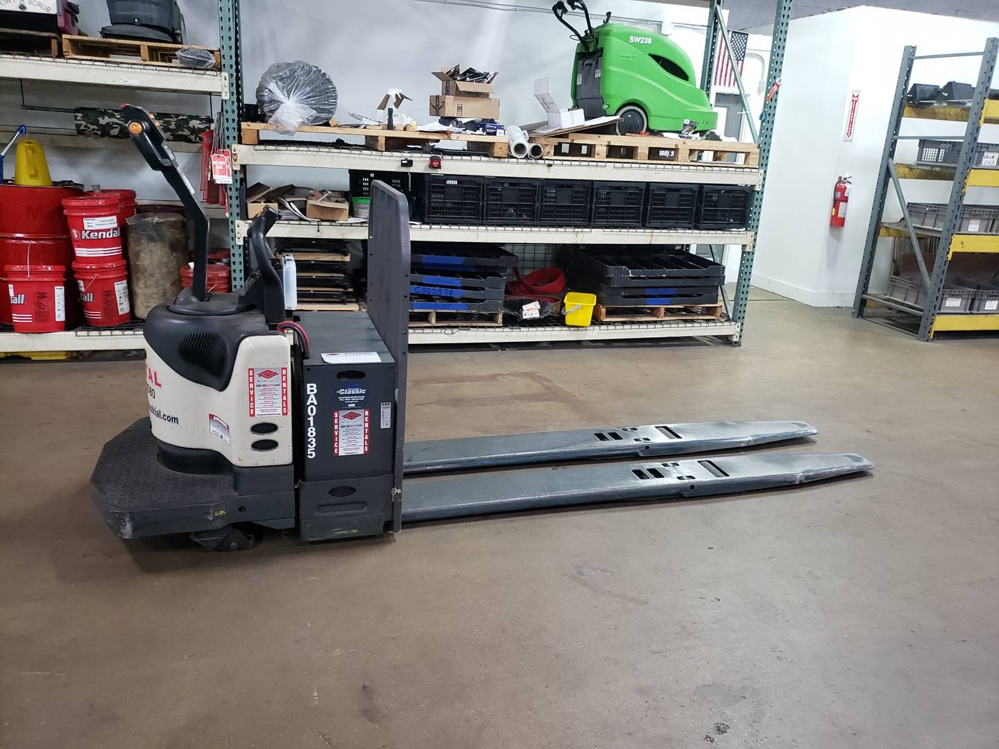 2009 Electric Crown PE4500-60 Electric Walkie/Rider Pallet Jack