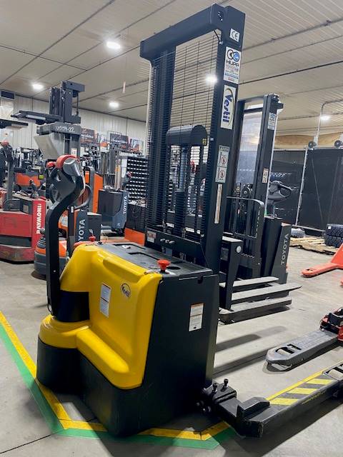2 Used Vestil Electric Walkie Straddle Stackers for Sale