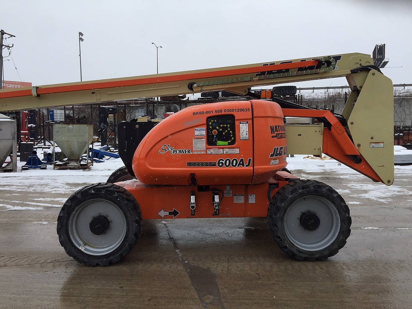2008 Dual Fuel JLG 600AJ Articulated Boom