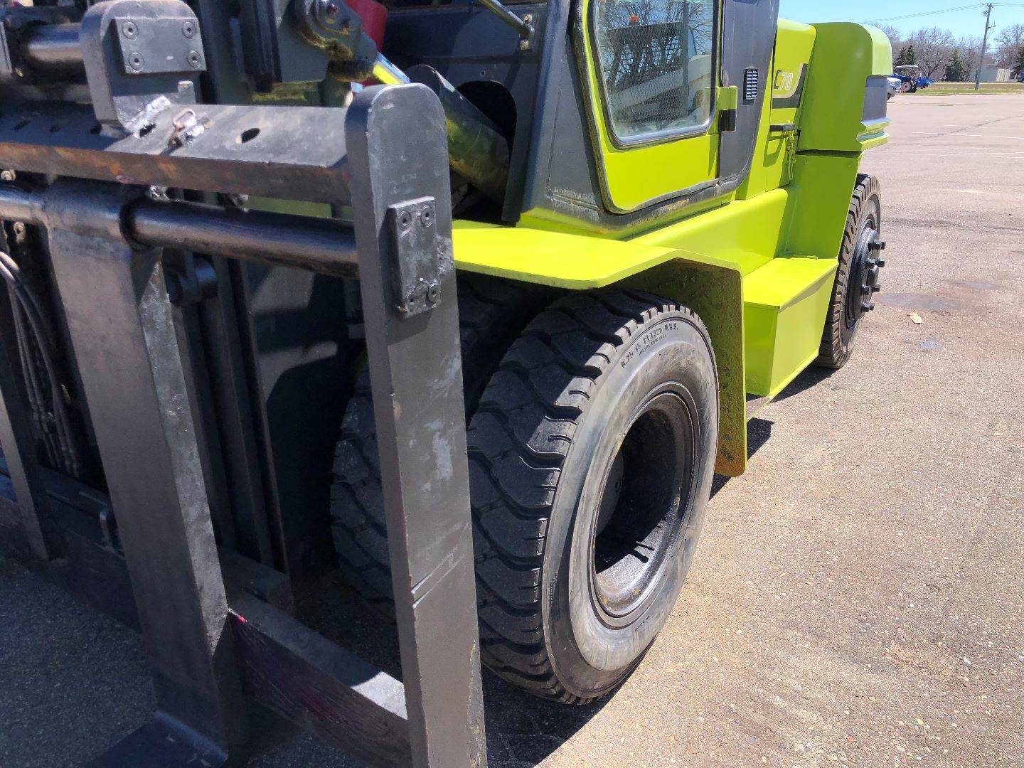 2015 Diesel Clark C70D Pneumatic Tire 4 Wheel Sit Down