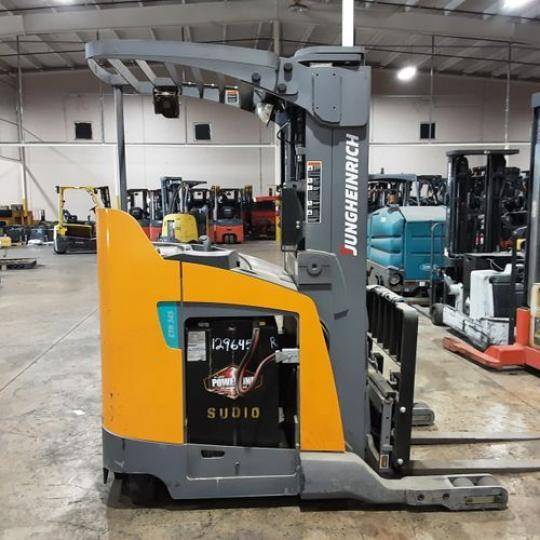 2016 Electric Jungheinrich ETR345 Electric Narrow Aisle Single Reach