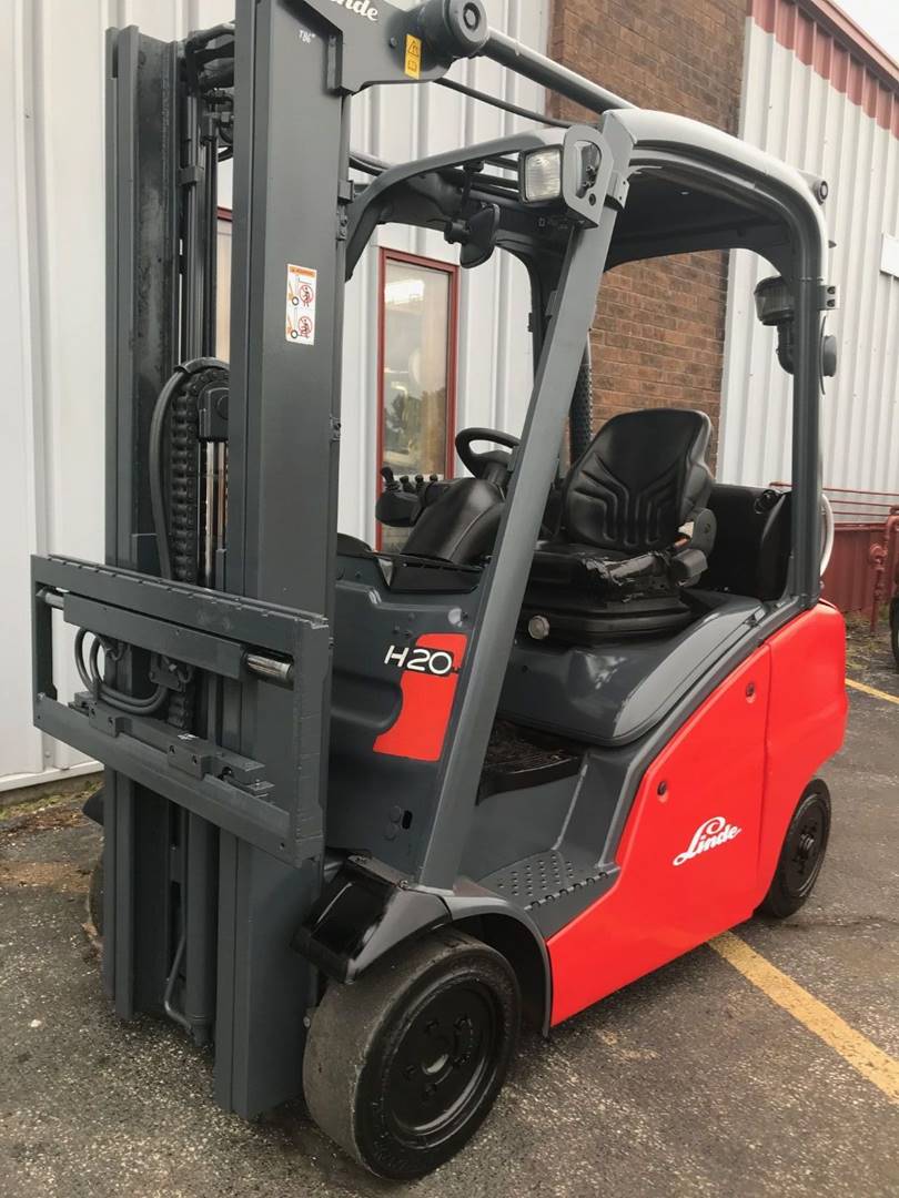 2007 LP Gas Linde H20CT-600 Cushion Tire 4 Wheel Sit Down (Indoor ...