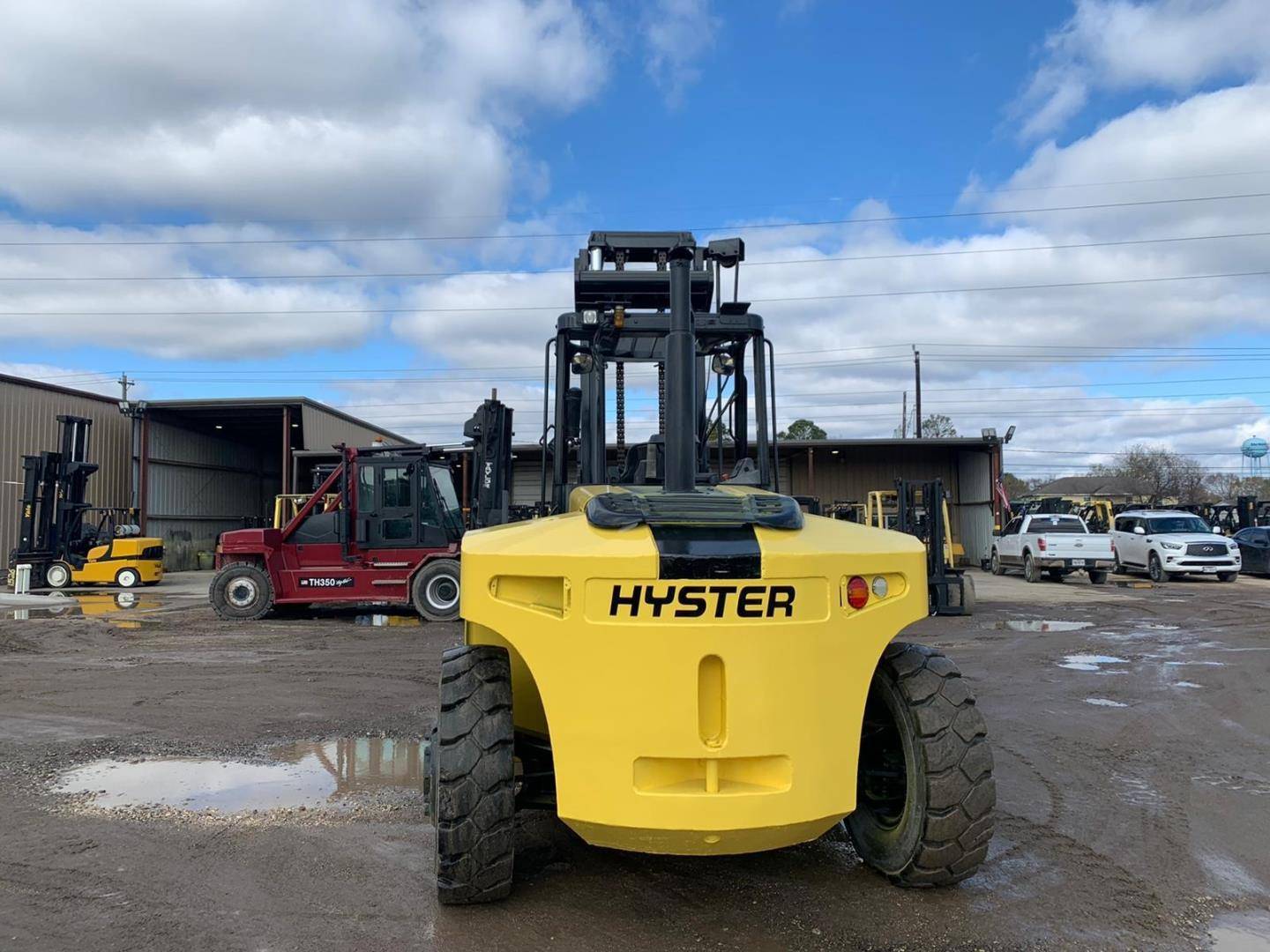 2007 Diesel Hyster H360HD Pneumatic Tire 4 Wheel Sit Down