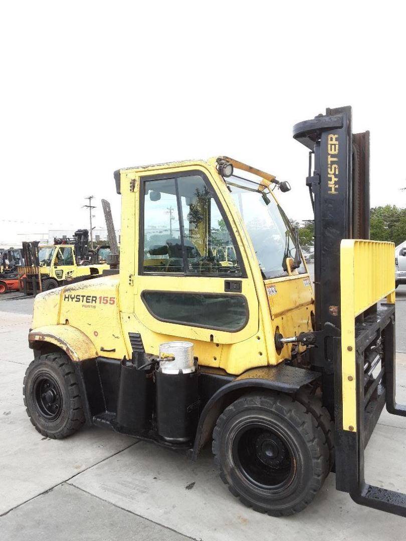 2015 LP Gas Hyster H155FT Pneumatic Tire 4 Wheel Sit Down