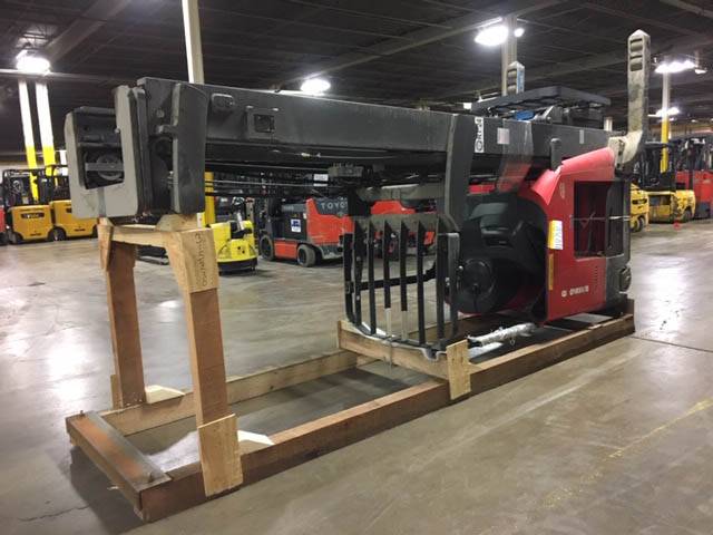 2015 Electric Raymond 752-DR32TT Electric Narrow Aisle Double Reach