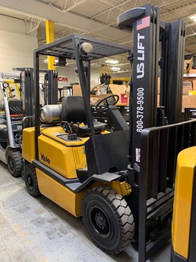 LP Gas Yale GLP050 Pneumatic Tire 4 Wheel Sit Down