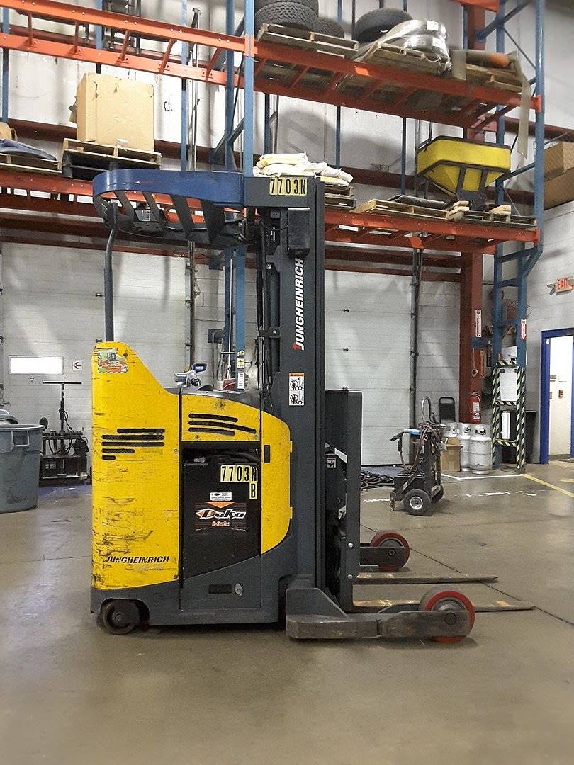 2013 Electric Jungheinrich ETR345 Electric Narrow Aisle Single Reach