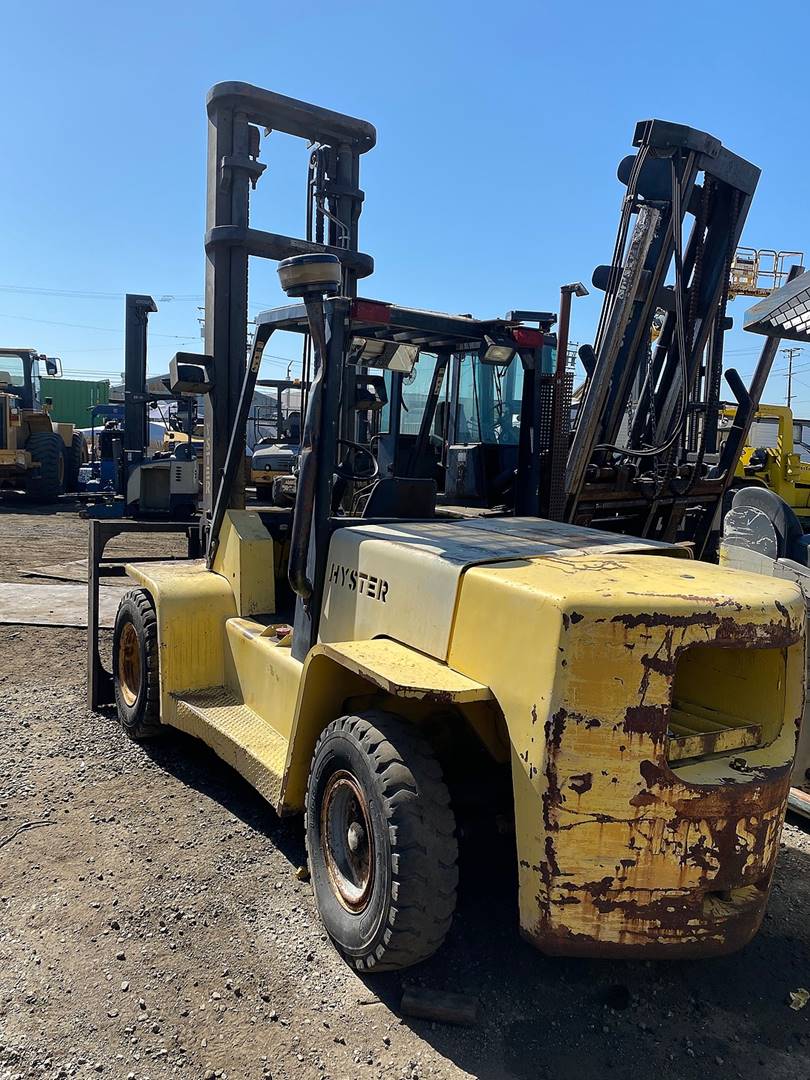 2000 Diesel Hyster H155xl Pneumatic Tire 4 Wheel Sit Down