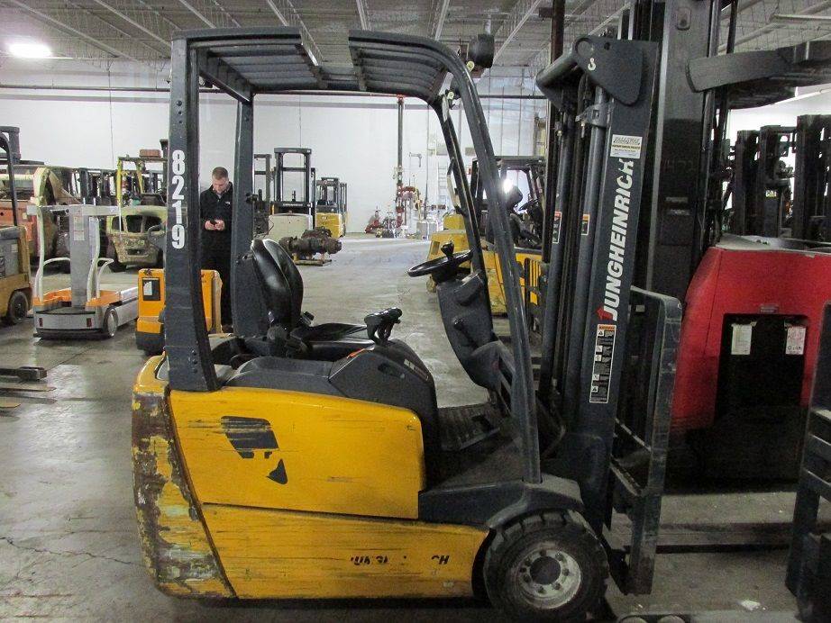 2009 Electric Jungheinrich EFG 218K Electric 3 Wheel Sit Down
