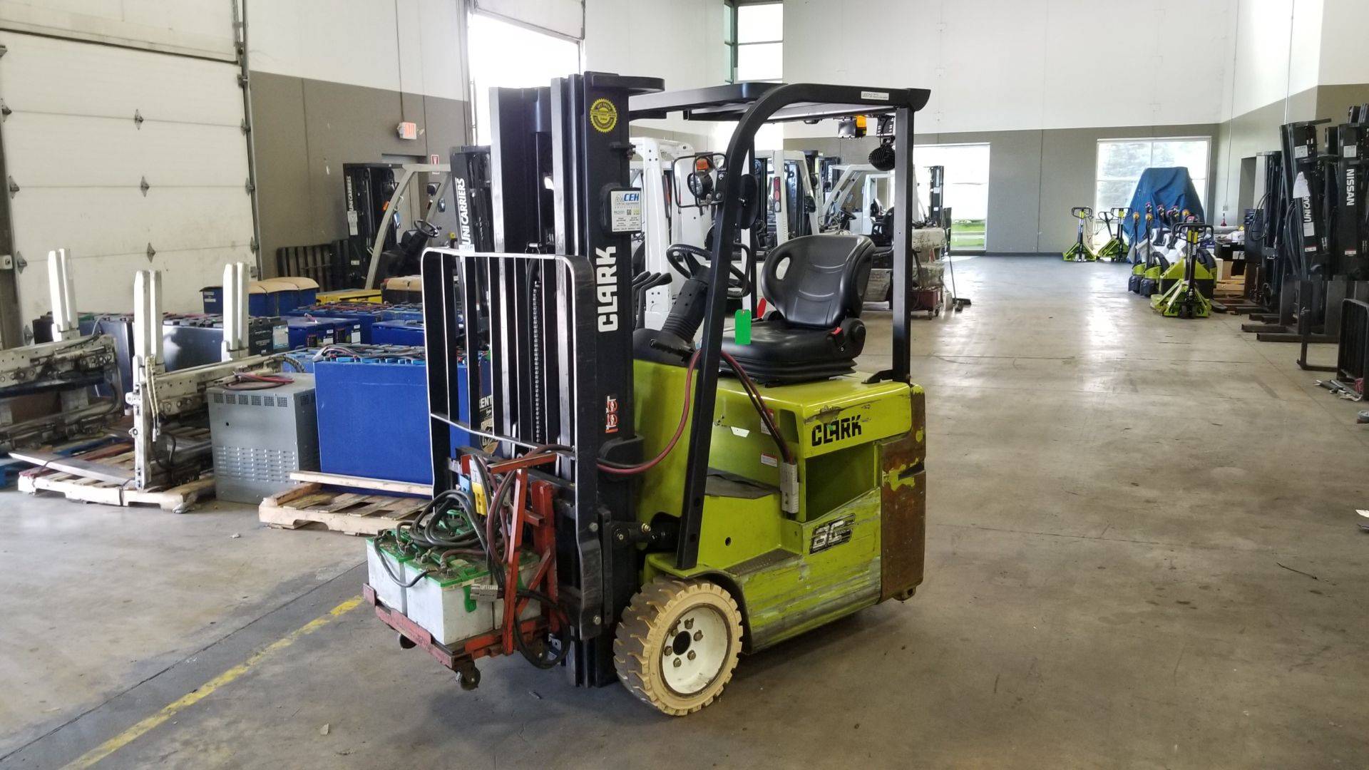 2014 Electric Clark TMX-15s Electric 3 Wheel Sit Down