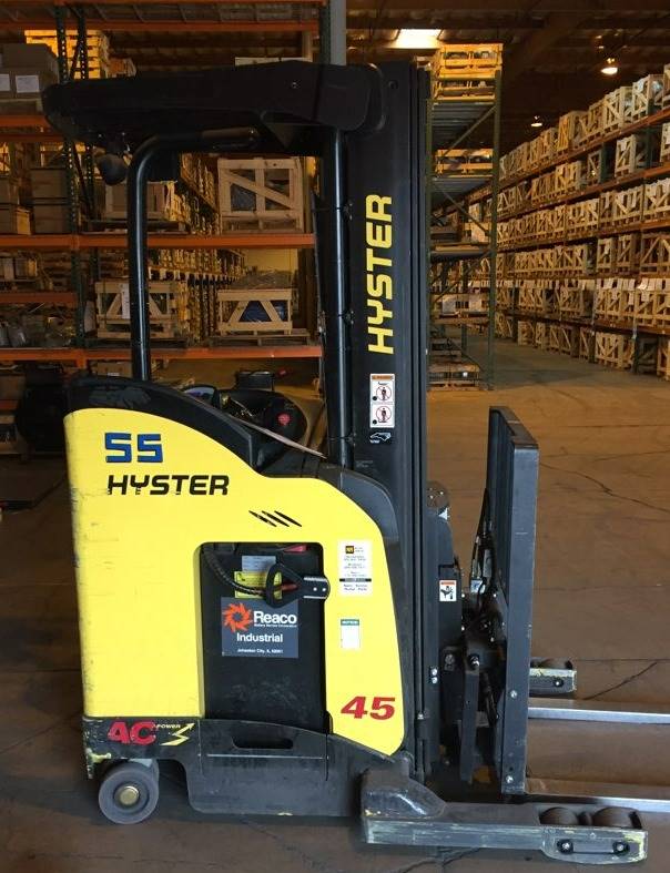 2014 Electric Hyster N45ZR2 Electric Narrow Aisle Single Reach