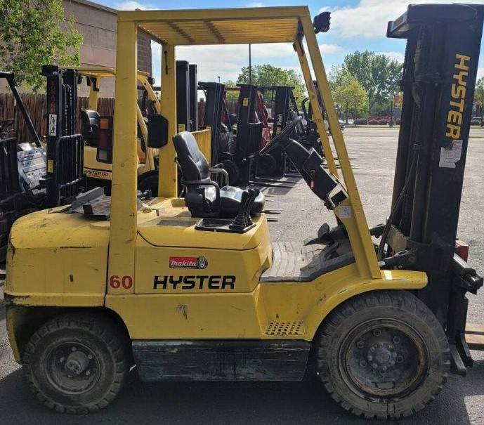 1999 LP Gas Hyster H60XM Pneumatic Tire 4 Wheel Sit Down
