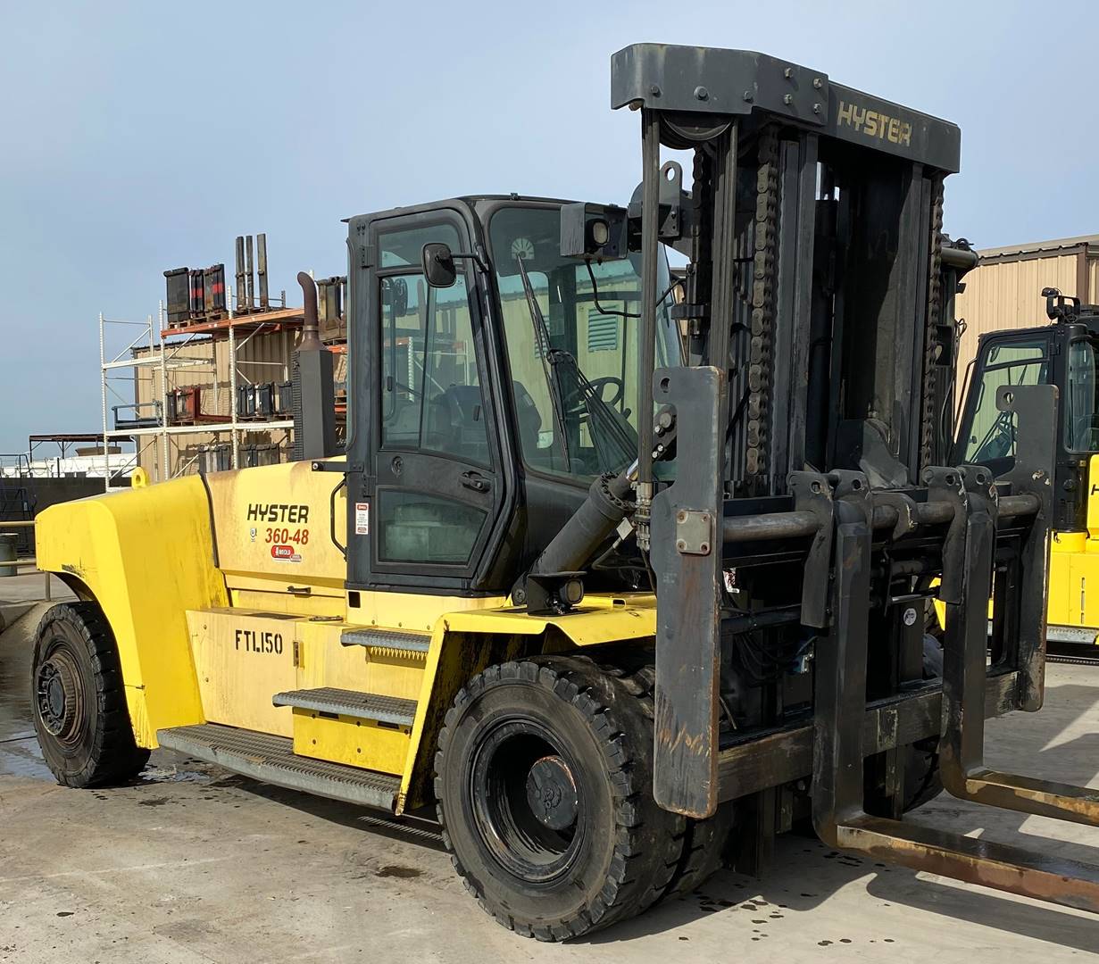 2014 Diesel Hyster H360HD-48 Pneumatic Tire 4 Wheel Sit Down