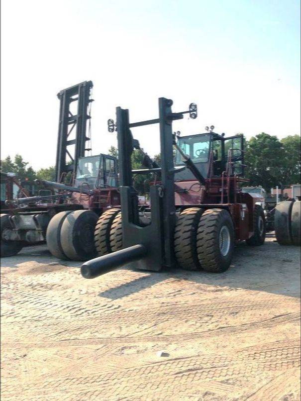 2002 Diesel Taylor TE800S-Coil Handler Pneumatic Tire 4 Wheel Sit Down
