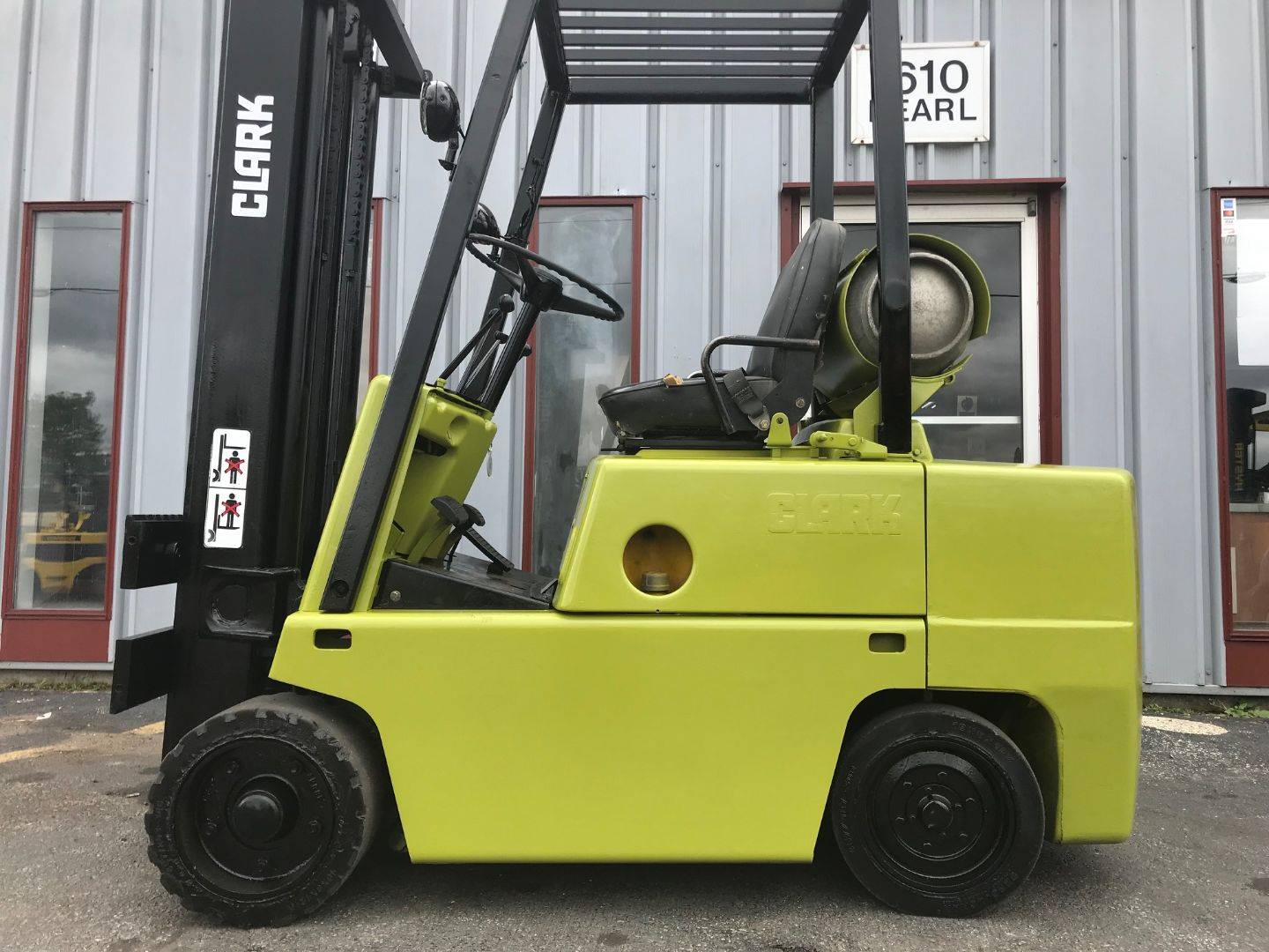 LP Gas Clark C500 S60 Cushion Tire 4 Wheel Sit Down (Indoor Warehouse)