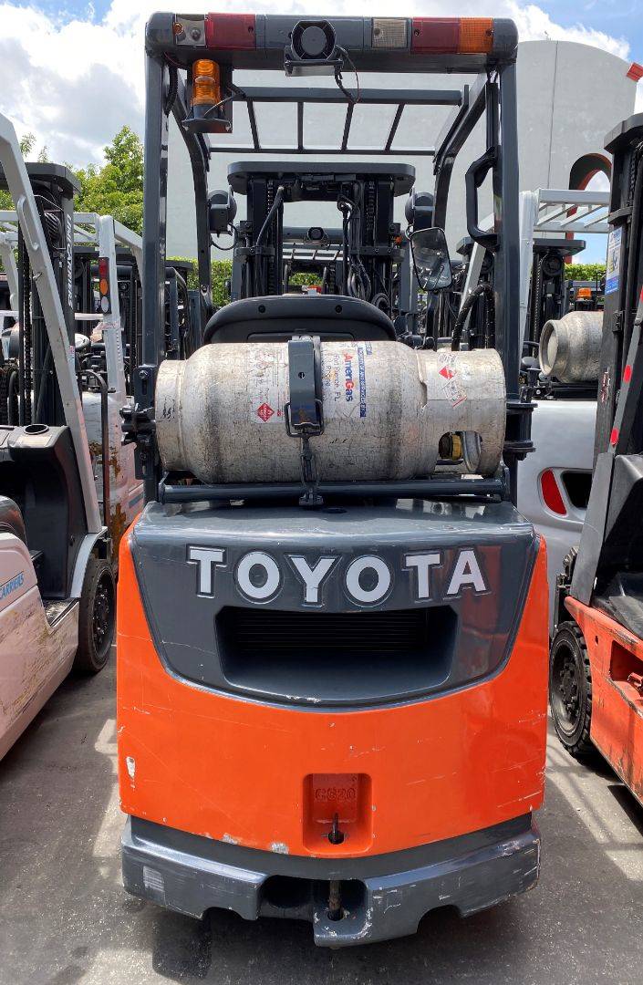 2013 LP Gas Toyota 8FGCSU20 Cushion Tire 4 Wheel Sit Down (Indoor ...