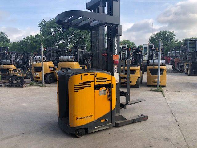 2014 Electric Jungheinrich ETR345 Electric Man Down Swing Reach Turret