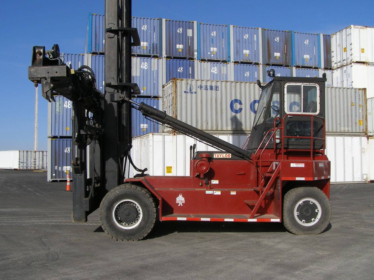 1989 Diesel Taylor TEC 155H Container Handlers (Loaded/Empty)