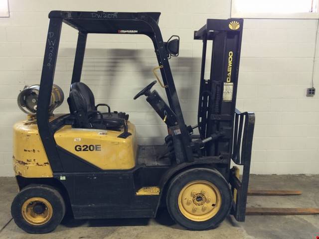 A wide selection of Daewoo G20E Forklifts with 2 in stock and available ...
