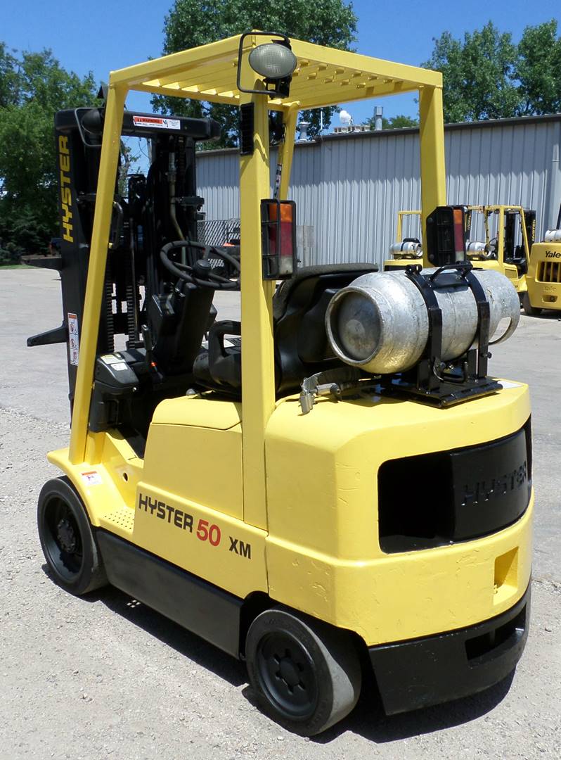 2003 LP Gas Hyster S50XM Cushion Tire 4 Wheel Sit Down (Indoor Warehouse)