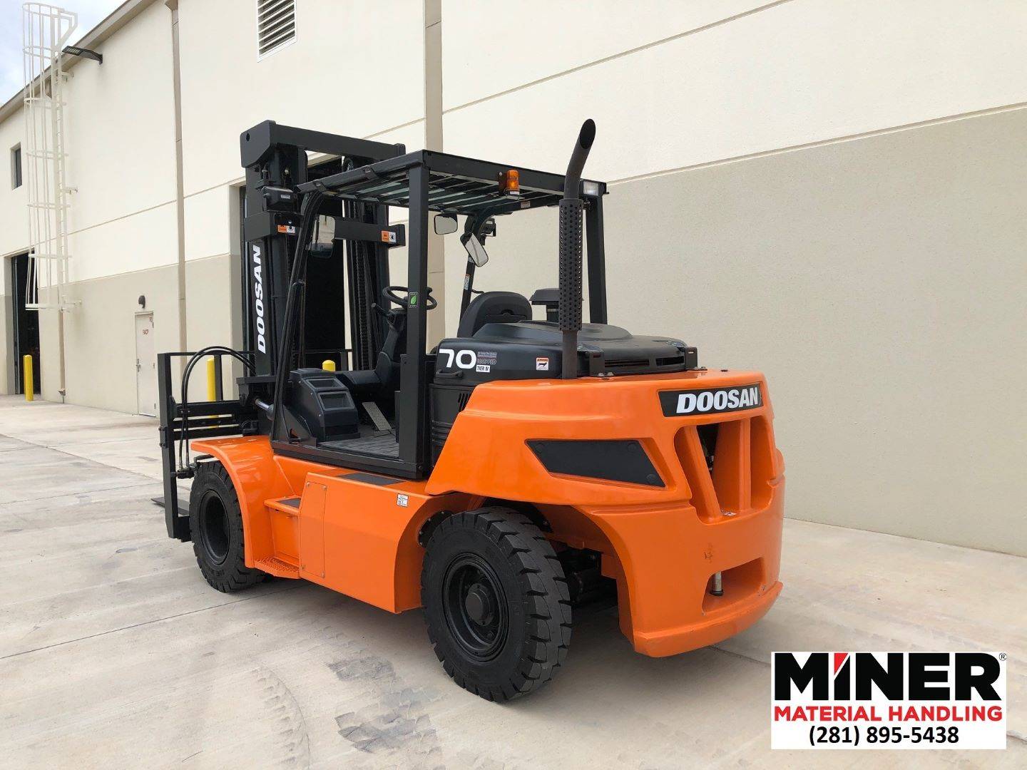 2020 Diesel Doosan D70S-7 Pneumatic Tire 4 Wheel Sit Down