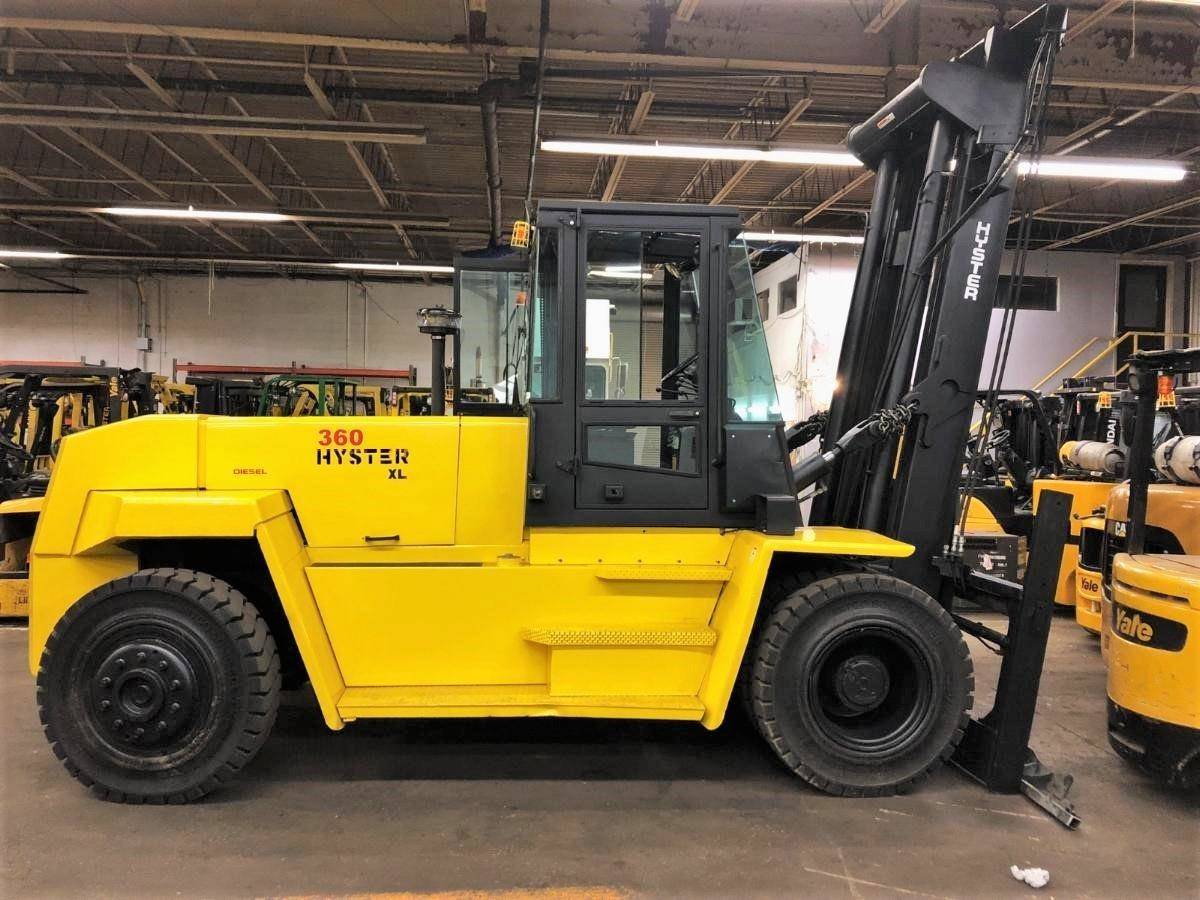 1992 Diesel Hyster H360XL Pneumatic Tire 4 Wheel Sit Down