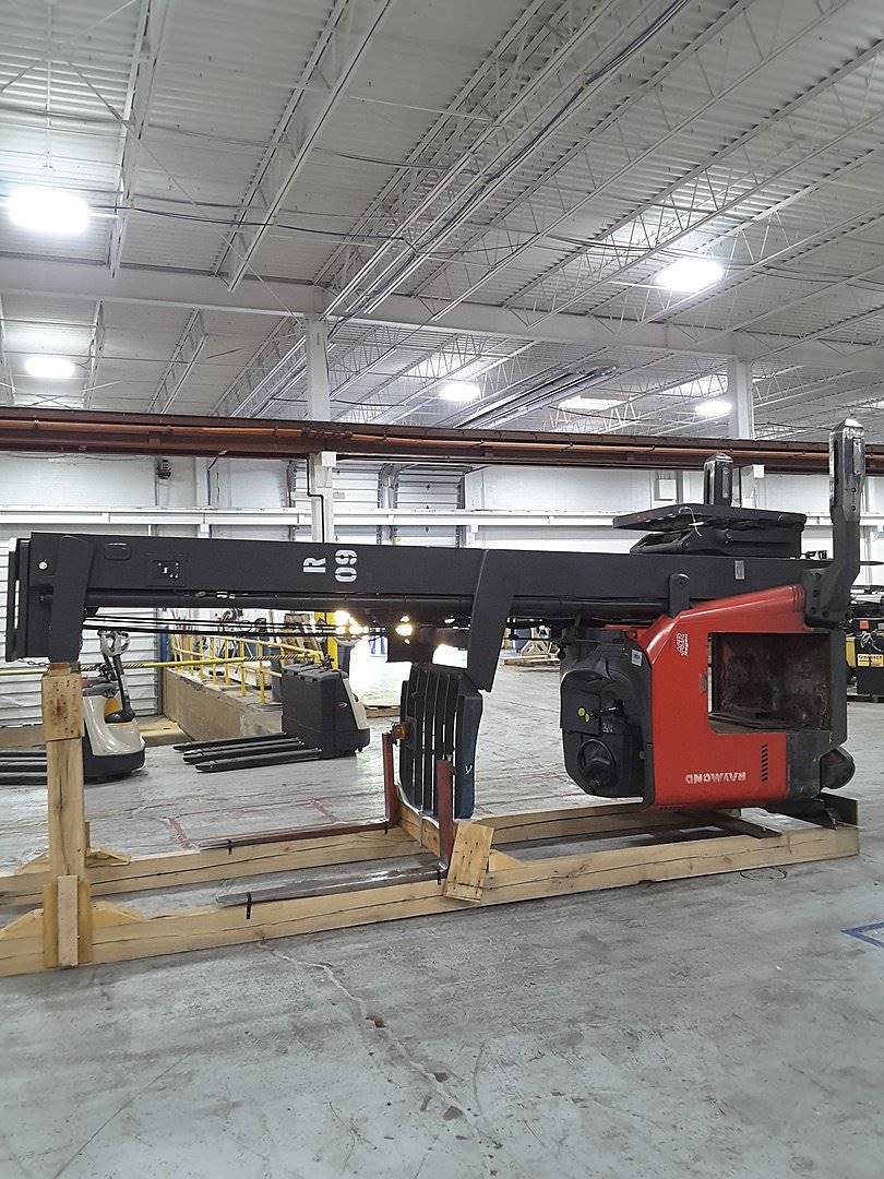 2015 Electric Raymond 752 DR32TT Electric Narrow Aisle Single Reach