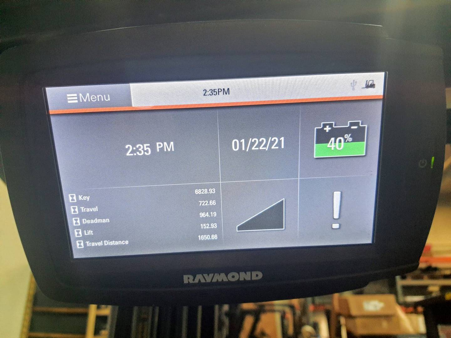 2018 Electric Raymond 730-R45TT Electric Narrow Aisle Single Reach