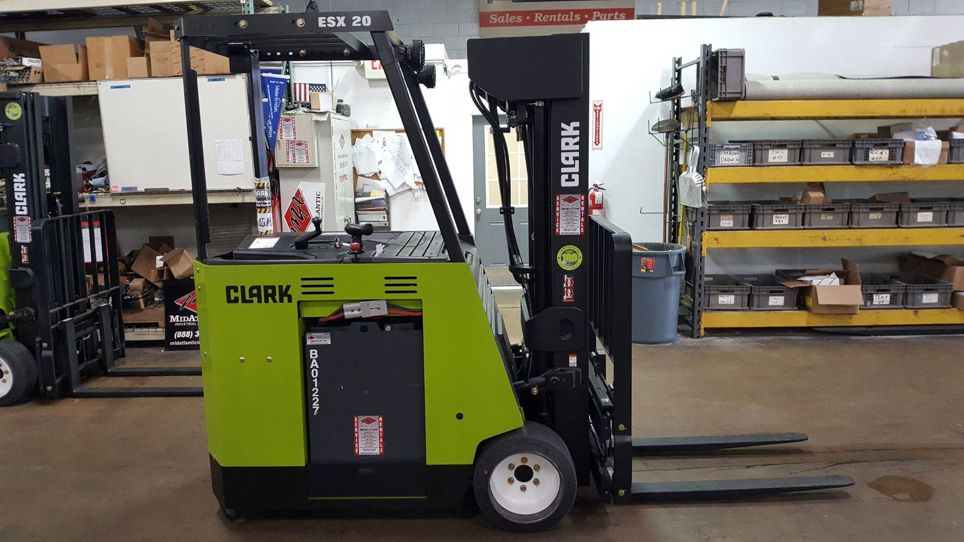 2018 Electric Clark ESX20 Electric Stand Up End Control (Docker)