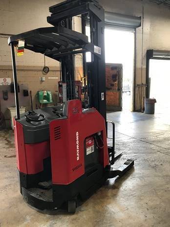 2008 Electric Raymond EASI R45TT Electric Narrow Aisle Single Reach