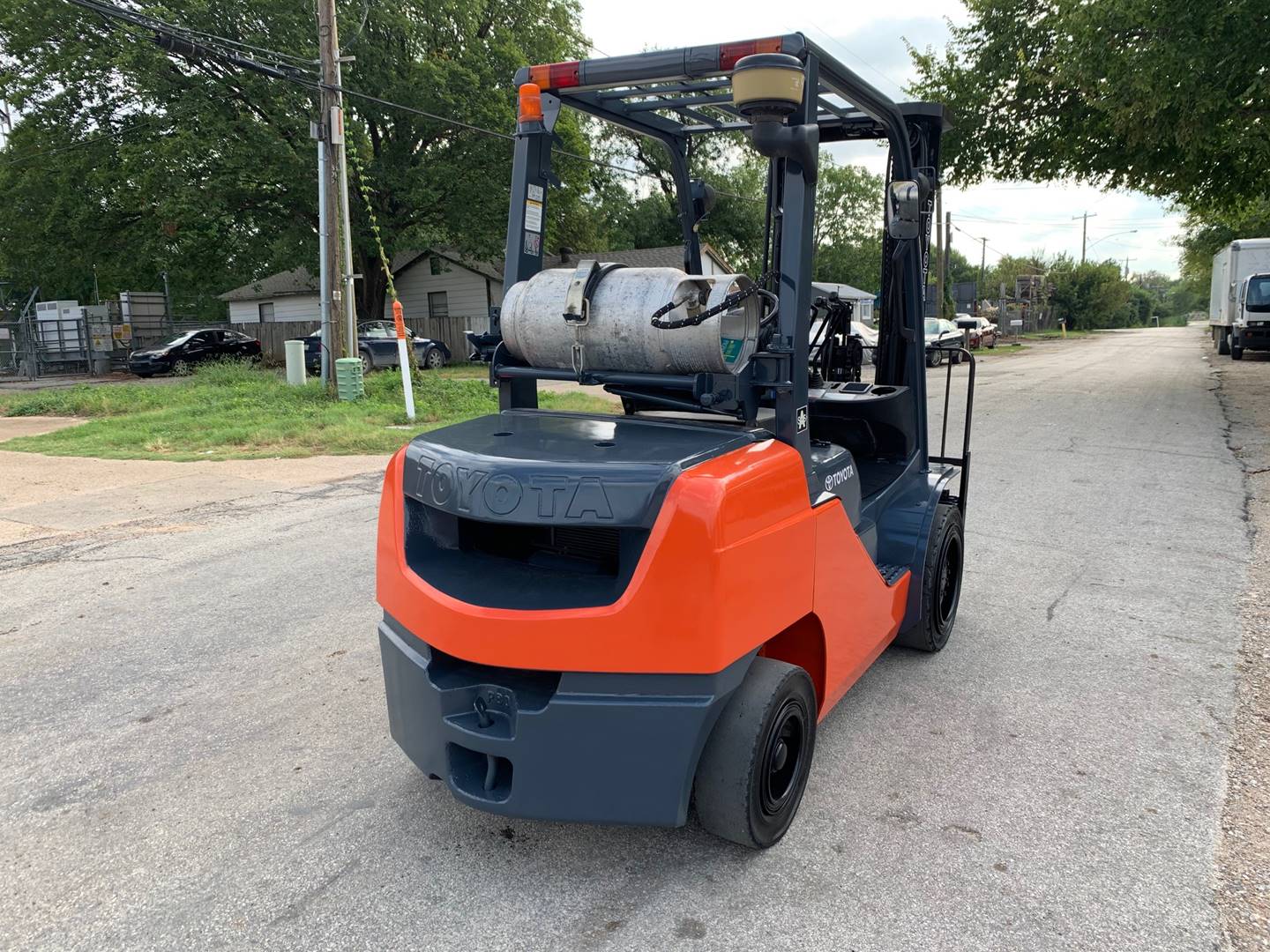 2012 LP Gas Toyota 8FGU30 Pneumatic Tire 4 Wheel Sit Down