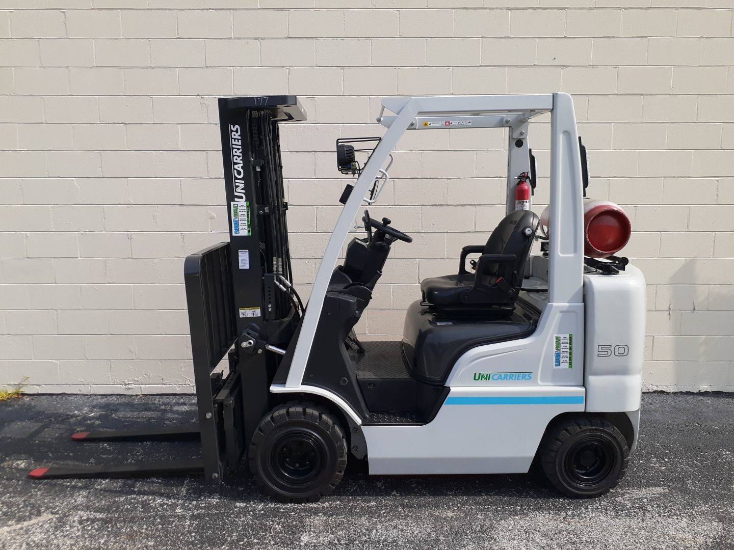 2017 LP Gas Unicarriers AF50 Pneumatic Tire 4 Wheel Sit Down