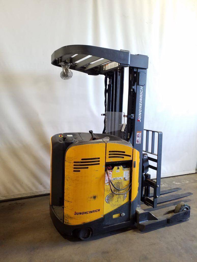 2014 Electric Jungheinrich ETR230 Electric Narrow Aisle Single Reach