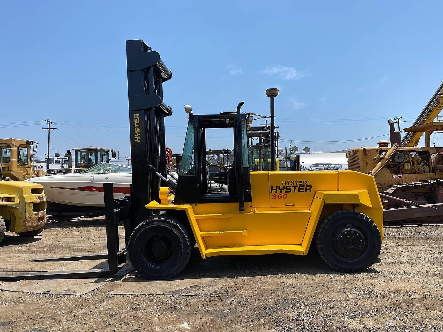 2000 Diesel Hyster H360xl Pneumatic Tire 4 Wheel Sit Down