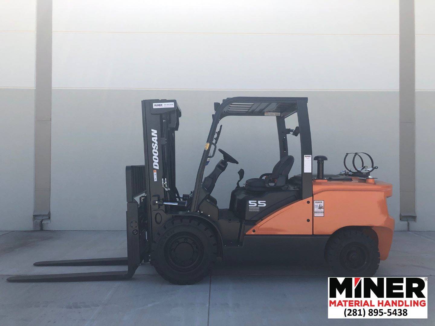 2021 LP Gas Doosan G55C-7 Pneumatic Tire 4 Wheel Sit Down