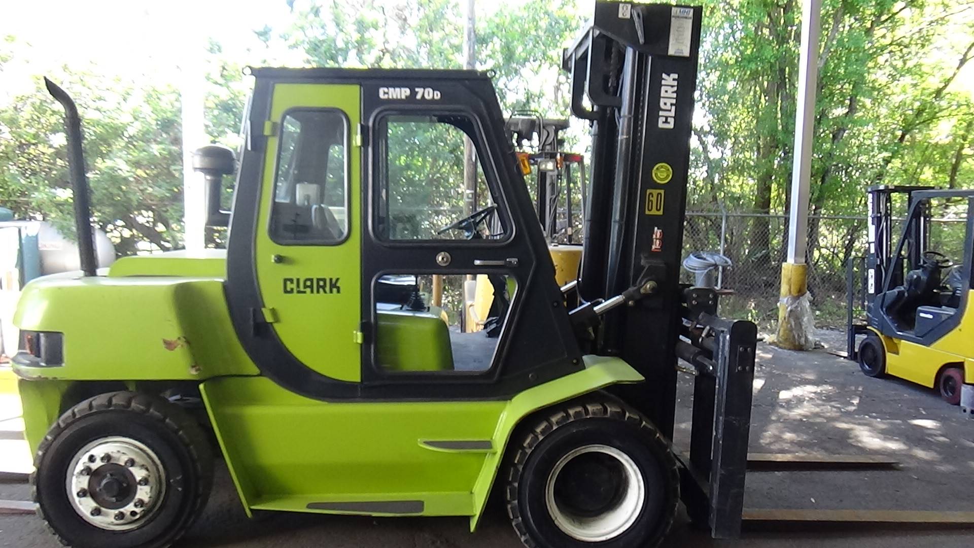 2013 Diesel Clark CMP70D Pneumatic Tire 4 Wheel Sit Down