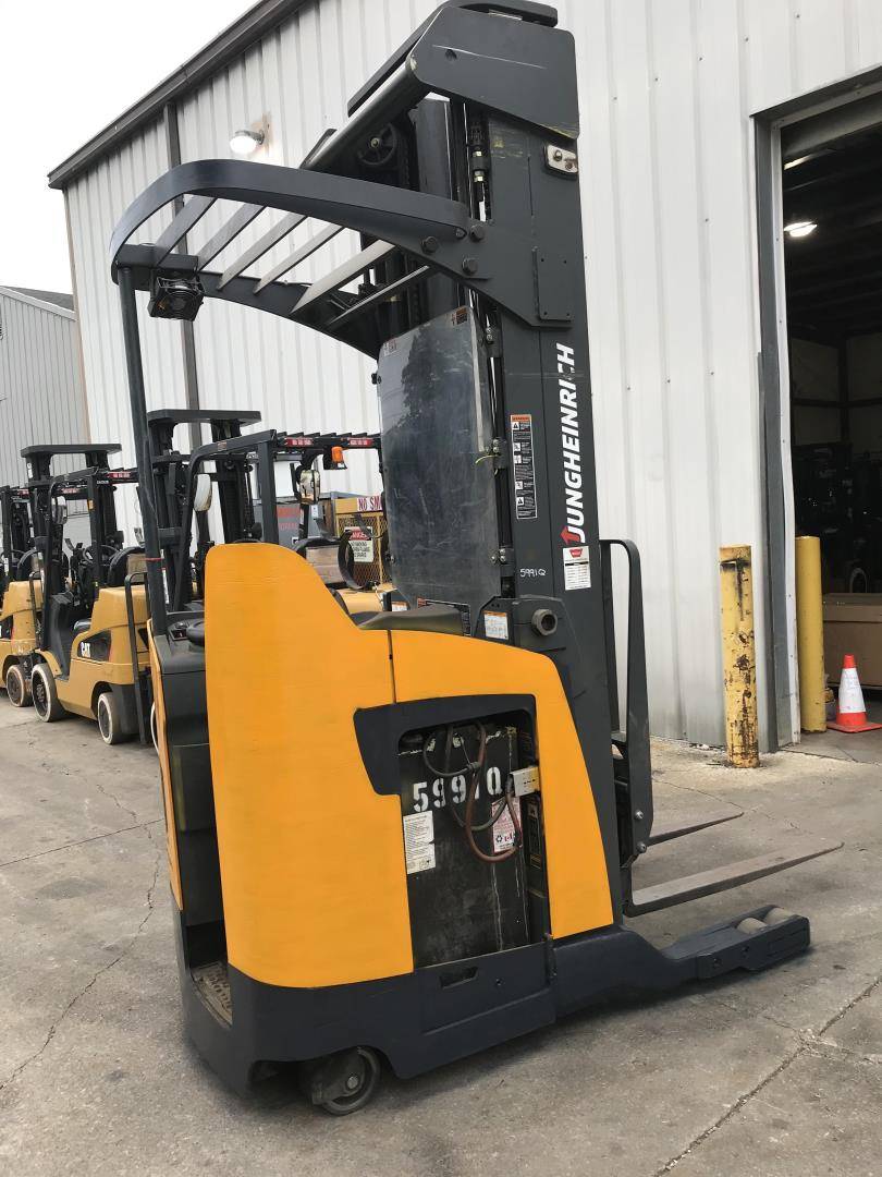 2015 Electric Jungheinrich ETR340 Electric Narrow Aisle Single Reach