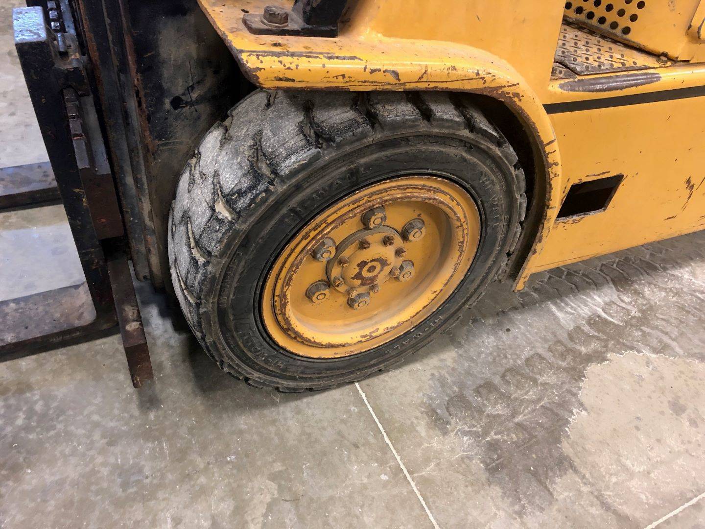 LP Gas Hyster H60 Pneumatic Tire 4 Wheel Sit Down