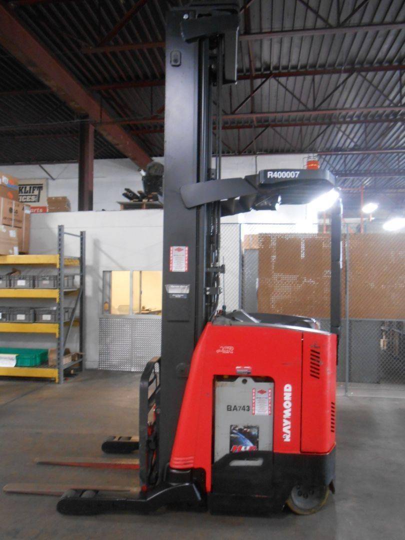 2009 Electric Raymond 7400-R45TT Electric Narrow Aisle Single Reach