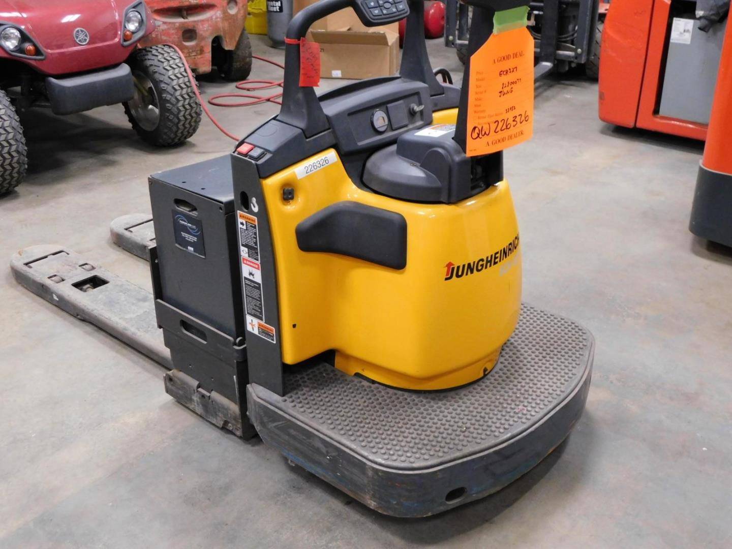 2012 Electric Jungheinrich ECR327 Electric Walkie/Rider Pallet Jack